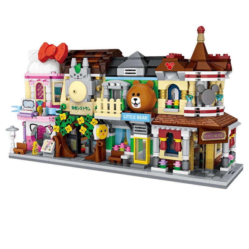 Đồ chơi lắp ráp building blocks LOZ mô hình nhà-Cosmetics store-A ...