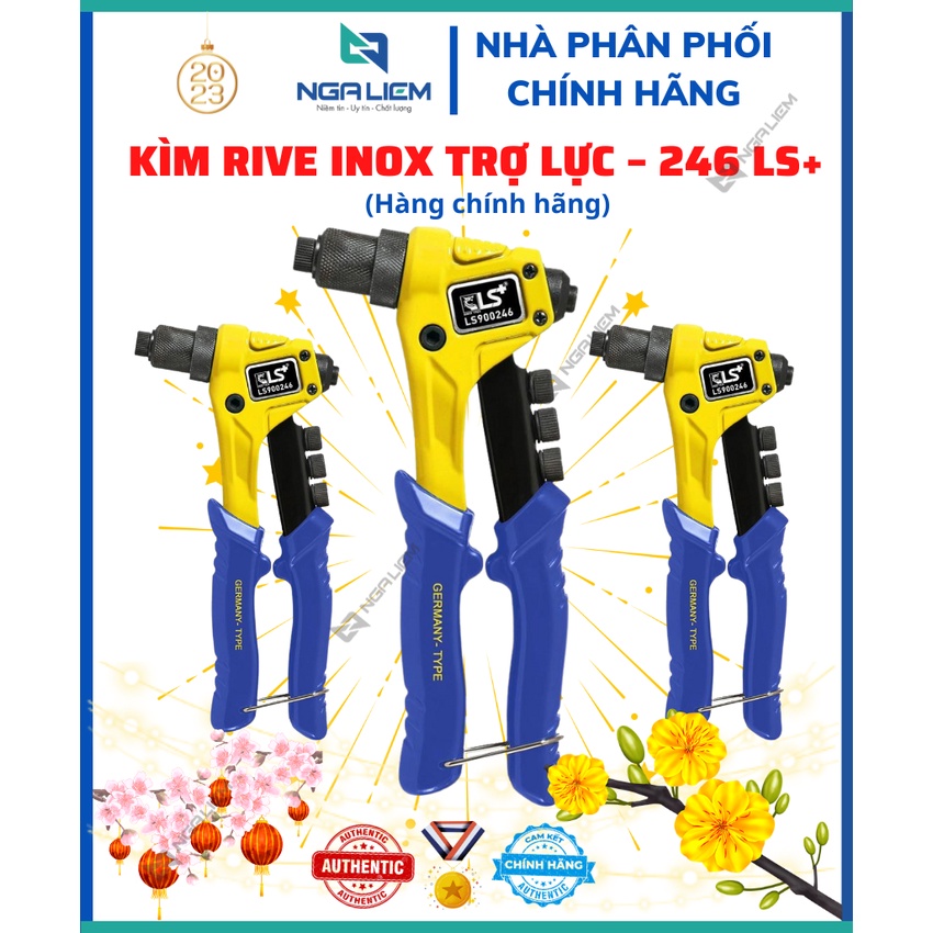 Kìm Rive Inox Trợ Lực – 246 LS+ | Shopee Việt Nam