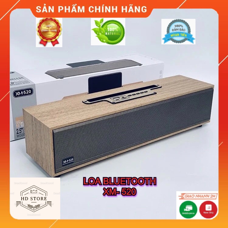 Loa Bluetooth XM 520 Võ Gỗ 20W. Loa XM 520 Âm Thanh Cực Đỉnh Thiết Kế Sang Trọng Bass Siêu Trầm ...