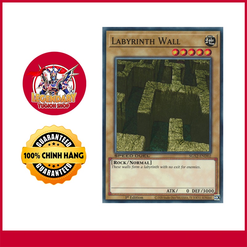 [Thẻ Bài Yugioh Chính Hãng] Labyrinth Wall | Shopee Việt Nam