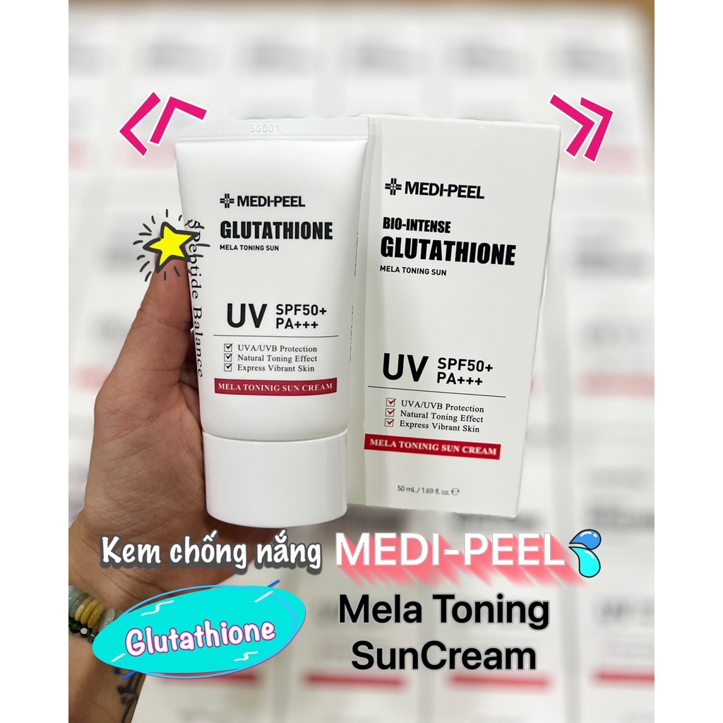 Kem chống nắng sinh học Medipeel Bio-Intense Glutathion Mela Toning ...