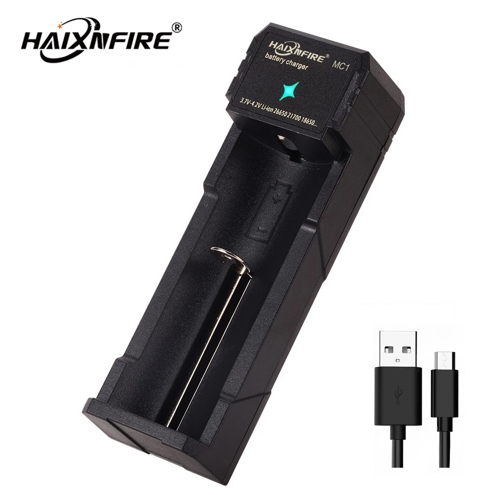 Bộ Sạc Pin Haixnfeng MC1 USB 26500 18650 26650 18350 32650 21700 26700 ...