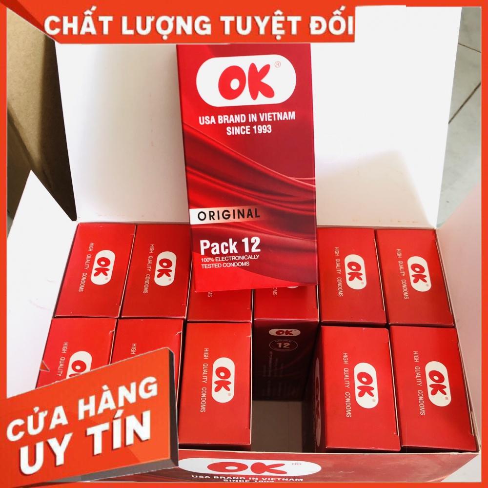 [Chính Hãng] Bao Cao Su OK Original ( Hộp 12 Cái) | Shopee Việt Nam