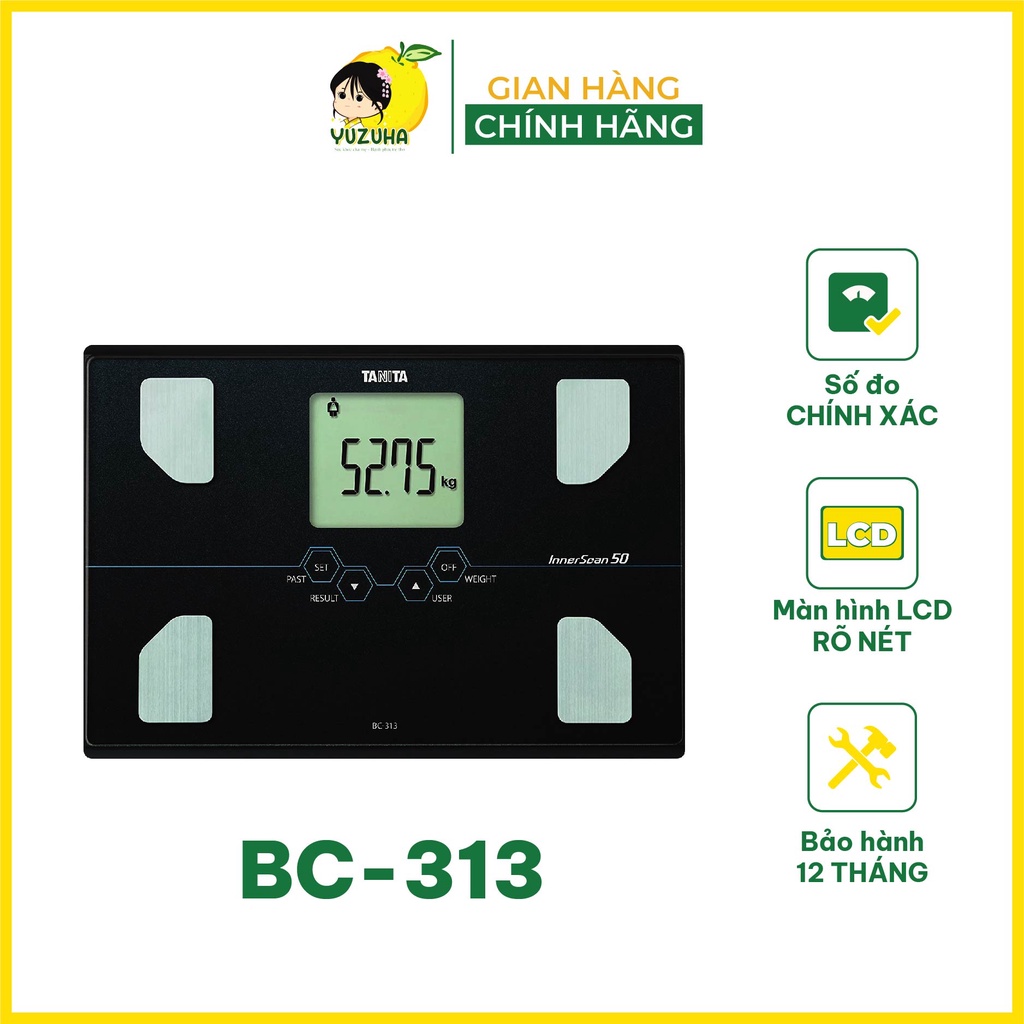 Cân Sức Khỏe Và Phân Tích Chỉ Số Cơ Thể YUZUHA Thông Minh TANITA BC-313 | Shopee Việt Nam