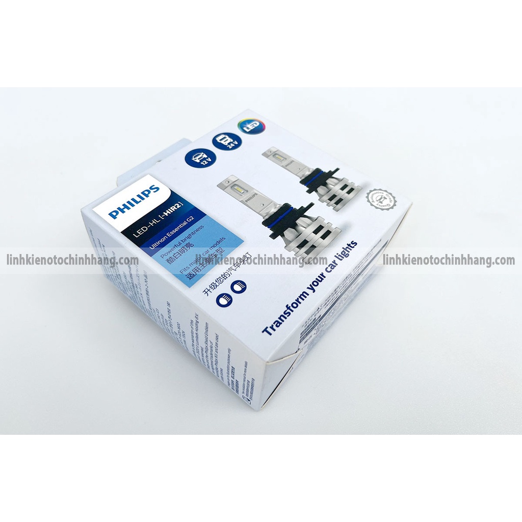 [2 Bóng] HIR2 LED Philips Ultinon Essential Gen2 - UE Gen2 Chính Hãng ...