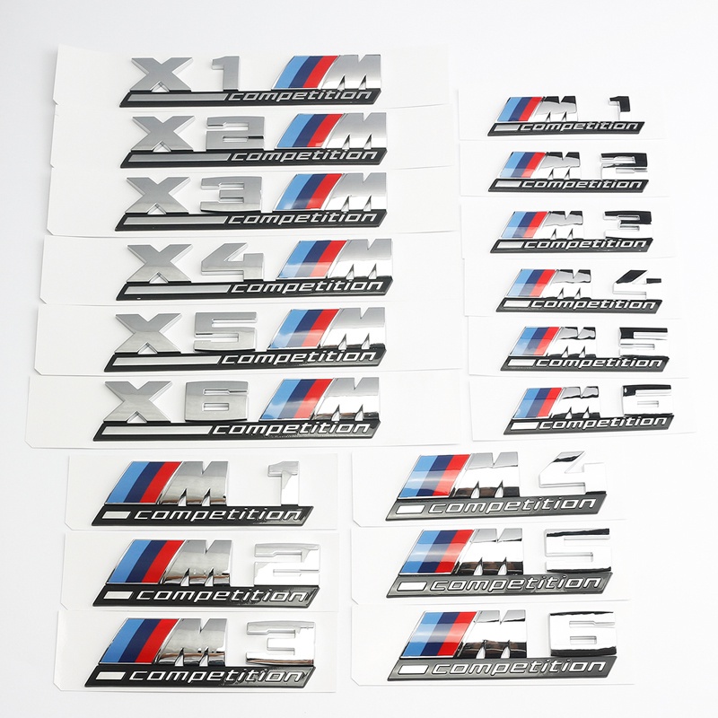 Logo Dán Trang Trí Thân Xe Hơi BMW M Power M1 M2 M3 M4 M5 M6 X1M X2M ...