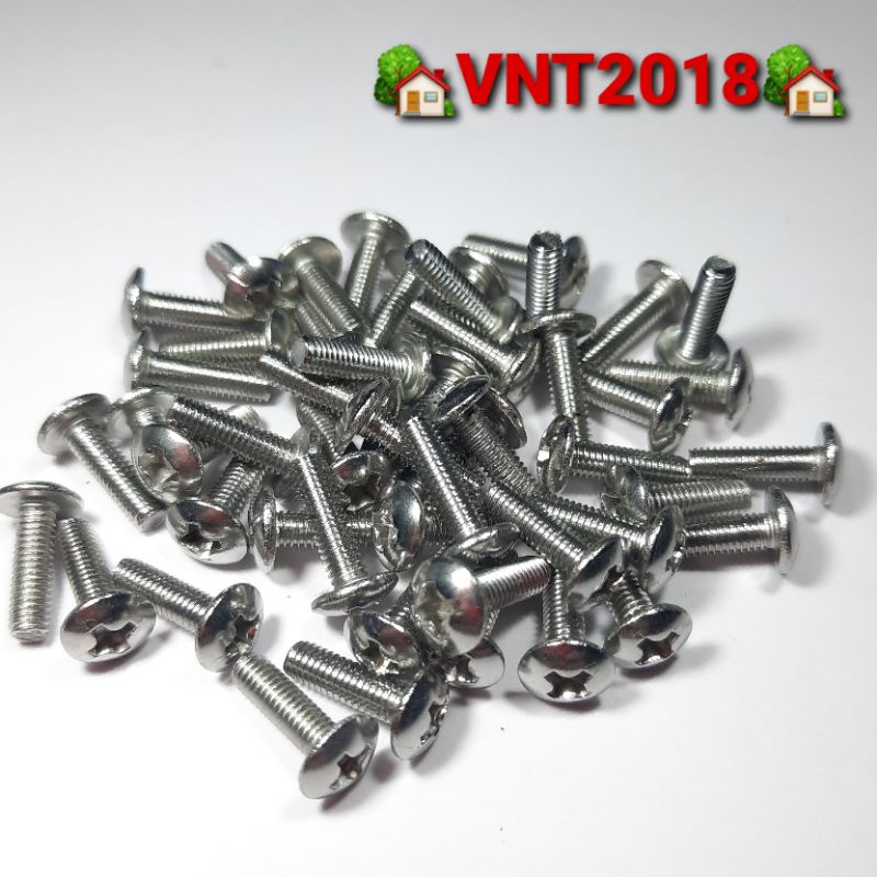 Bulông dù M3 inox 304 đầu vít | Shopee Việt Nam