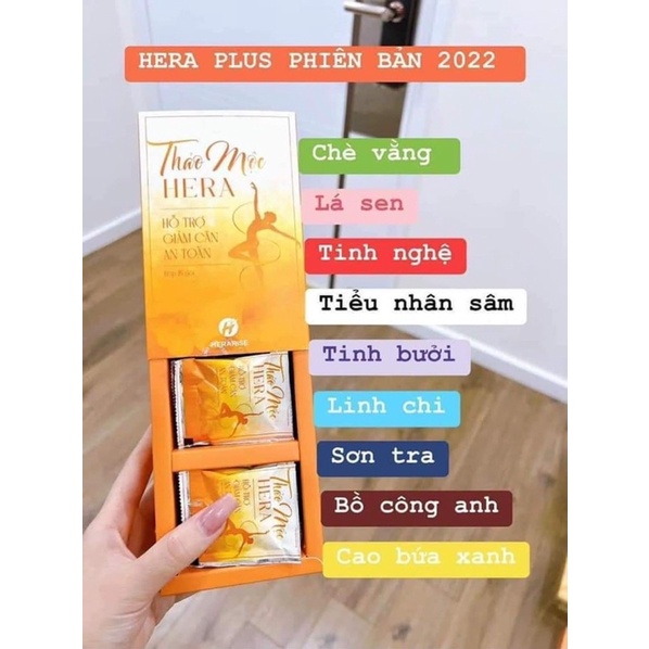 [ Mẫu mới ] Giảm cân HERA Plus chính hãng, thảo mộc hera hỗ trợ giảm ...