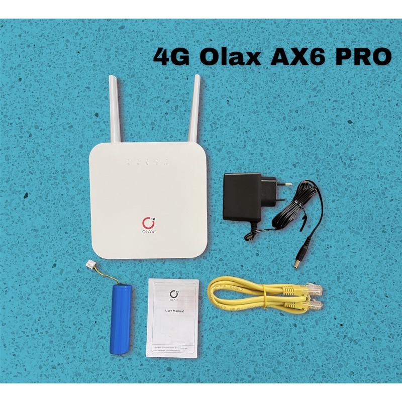 Bộ phát wifi 4G Olax Ax6 Pro B cắm điện ( có kèm Pin sạc sử dụng 12 tiếng) | Shopee Việt Nam