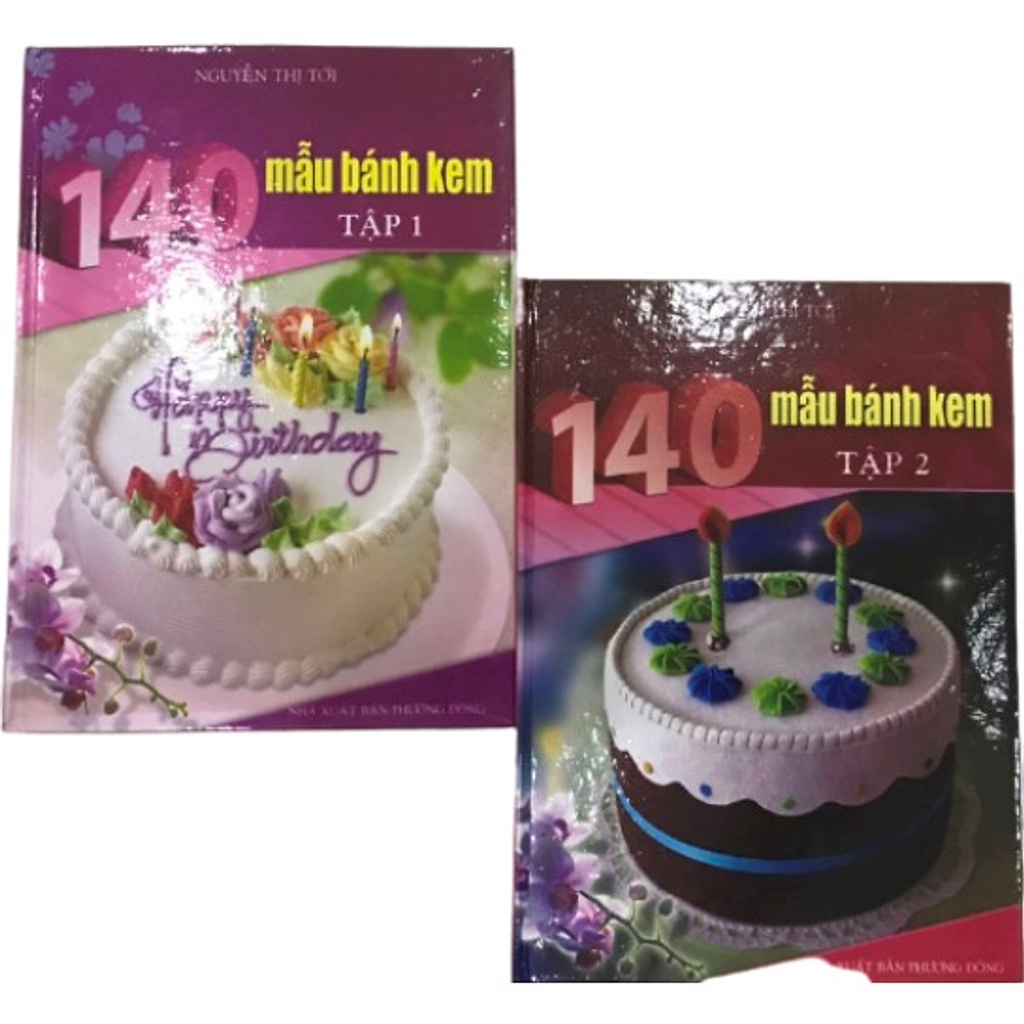 Sách - 140 Mẫu Bánh Kem (Bộ 2 Tập) | Shopee Việt Nam