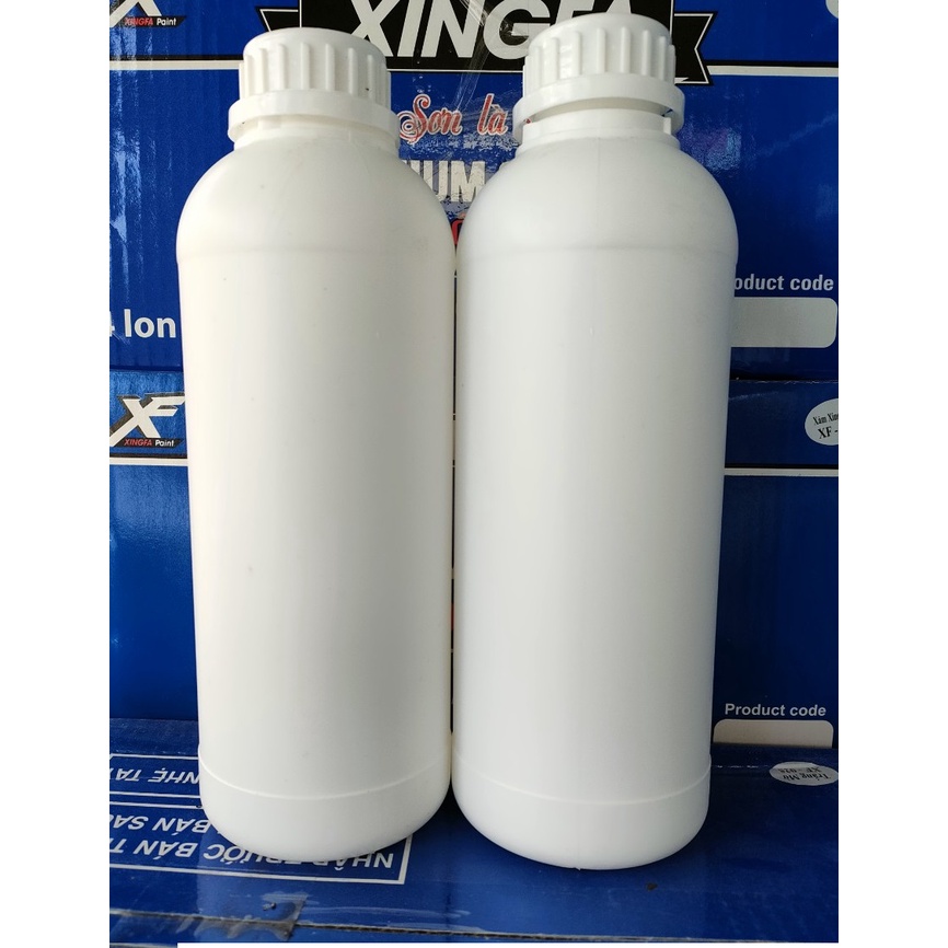 CHAI NHỰA TRẮNG ĐỤC HDPE ( CHAI 1 LÍT) | Shopee Việt Nam