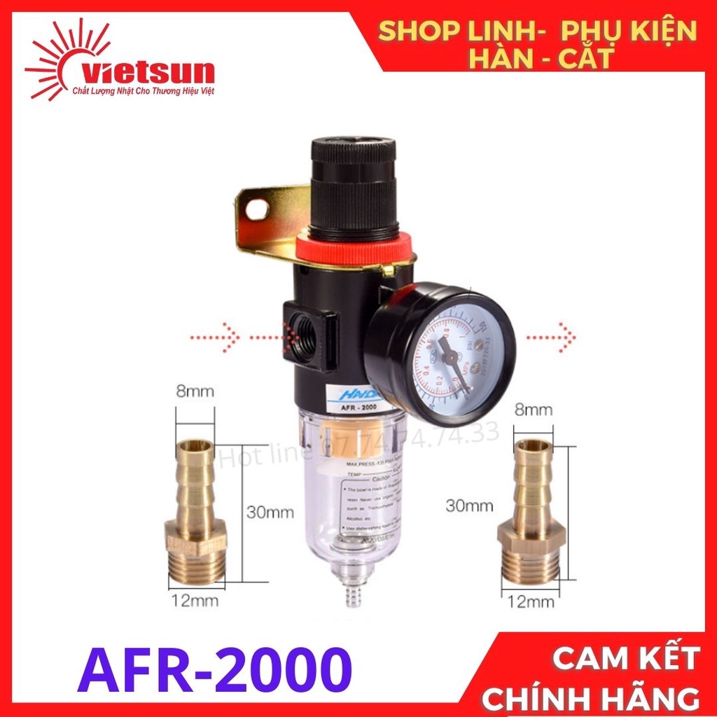 Đồng hồ tách nước lọc khí điều áp cho máy cắt Plasma AFR-2000 | Shopee ...