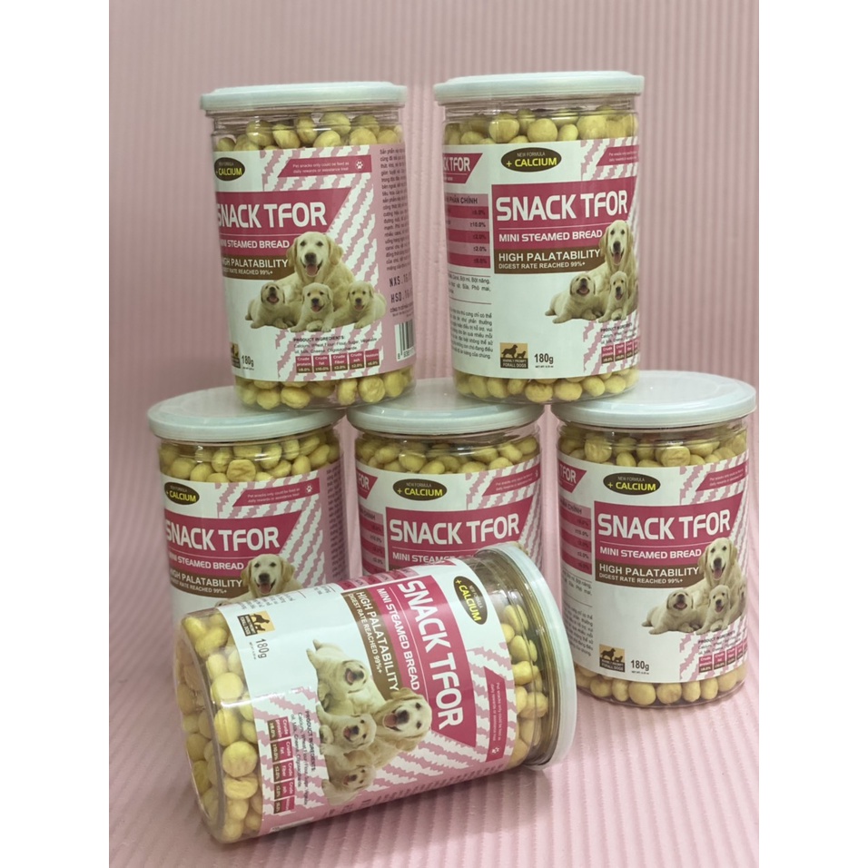 Bánh thưởng cho chó Tfor Snack vị bơ sữa hộp 180g | Shopee Việt Nam