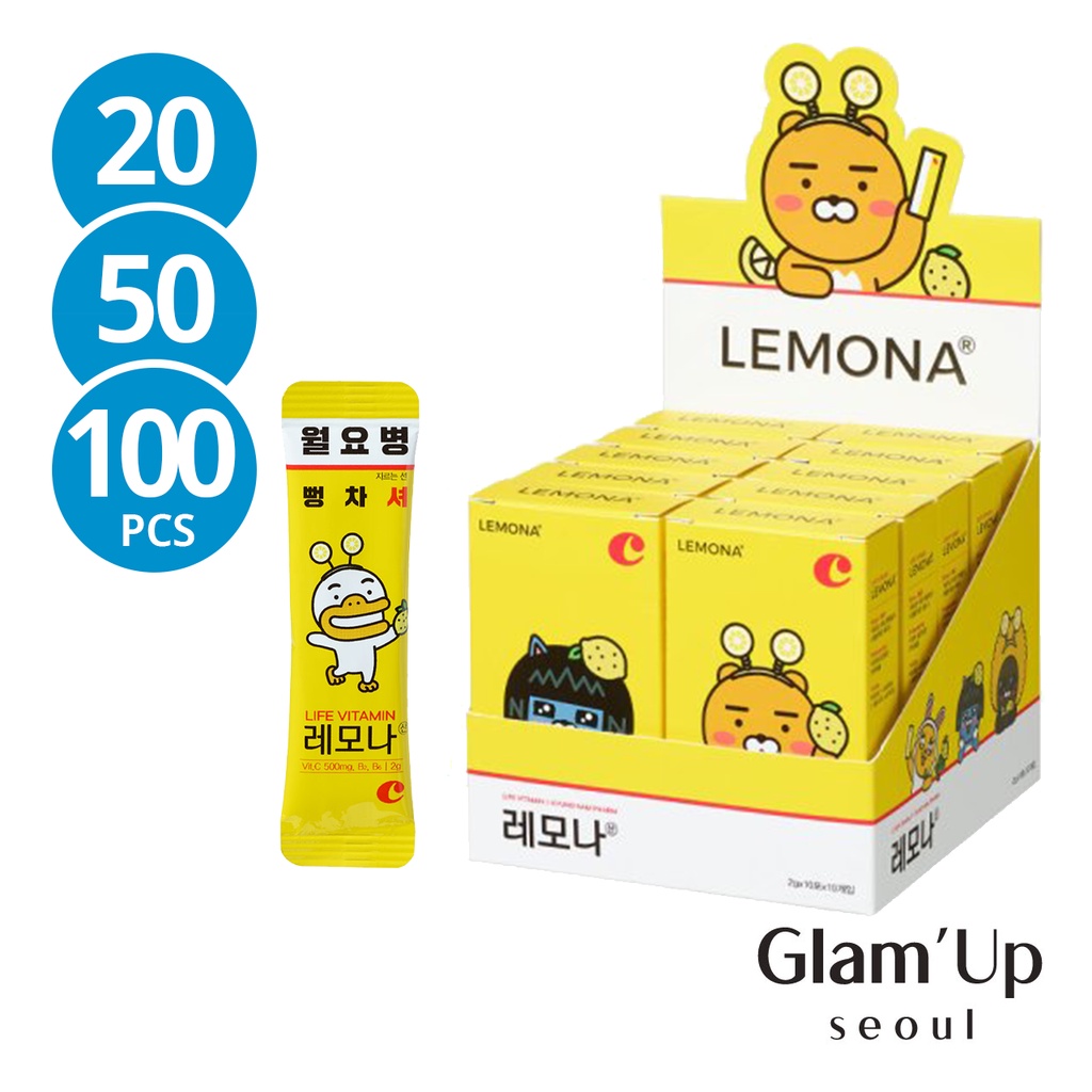 LEMONA Hộp 500 Que Vitamin C 10 / 50 / 100 Phiên Bản Bạn Bè San Kakao ...