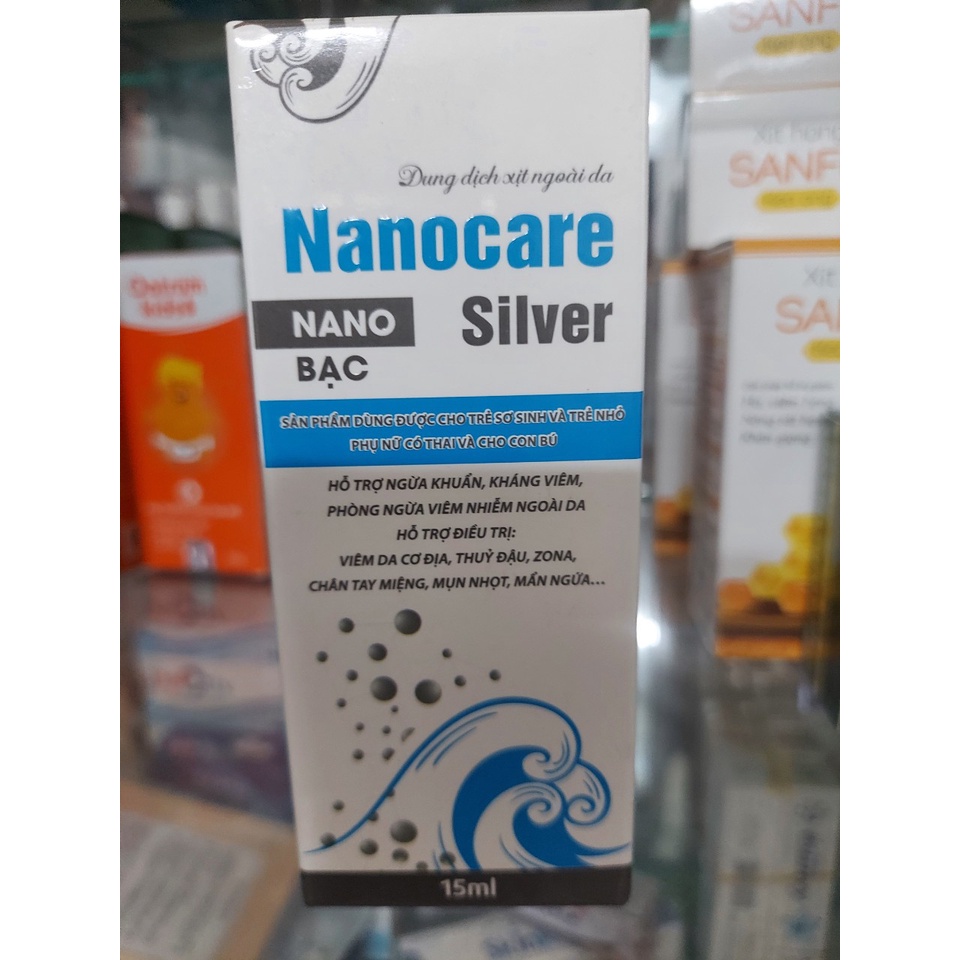 Nanocare Nano Silver 15ml dung dịch xịt ngoài da | Shopee Việt Nam