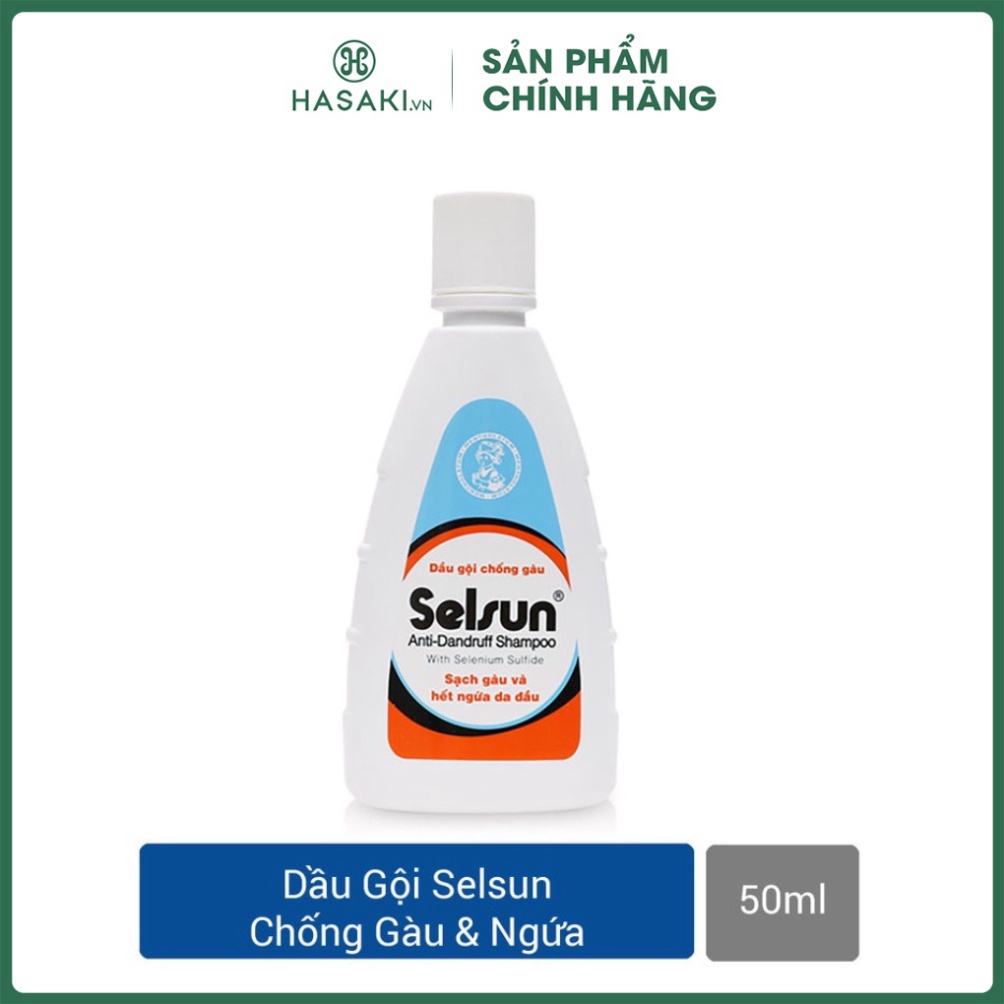 Dầu Gội Chống Gàu Và Ngứa Selsun 1% Selenium Sulfide Anti-Dandruff Shampoo 50ml | Shopee Việt Nam