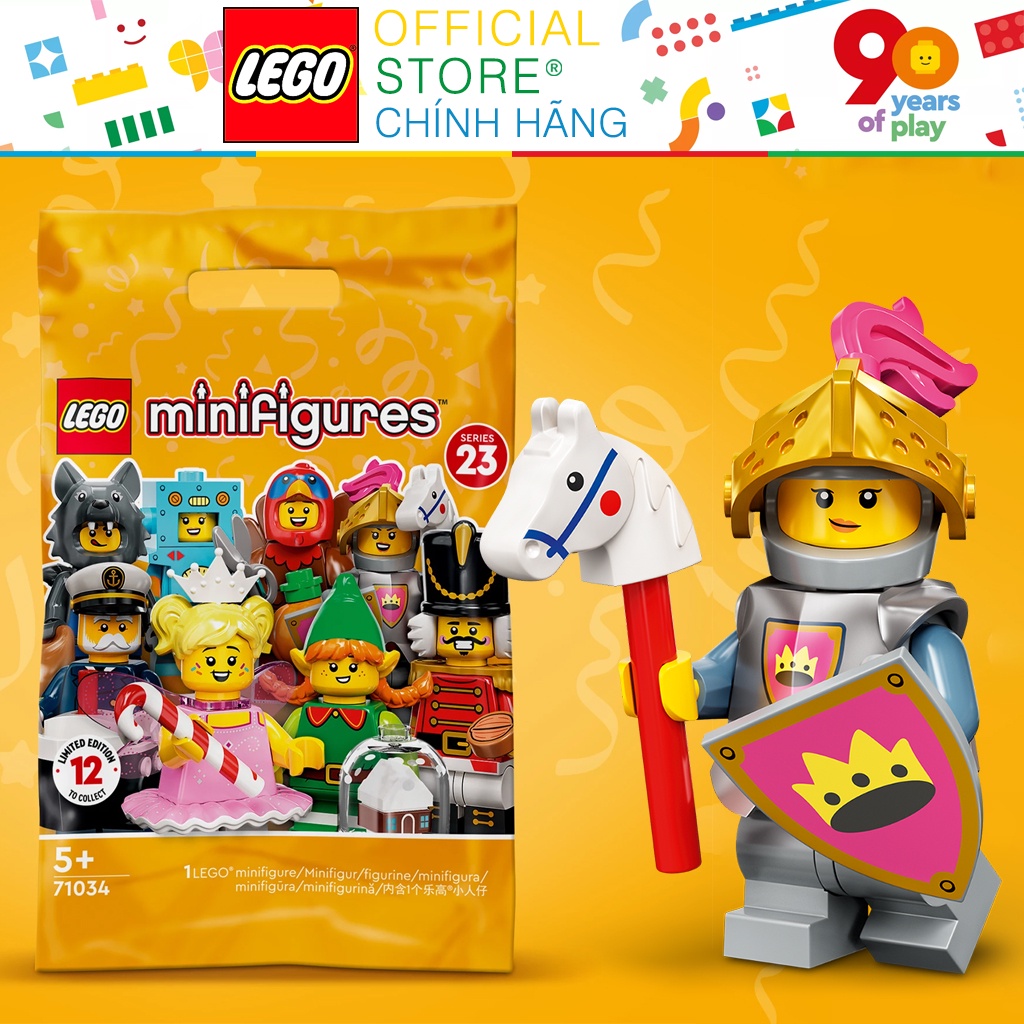 [Lego Official - Có Sẵn] Nhân vật LEGO Minifigures 23 71034 Knight of ...