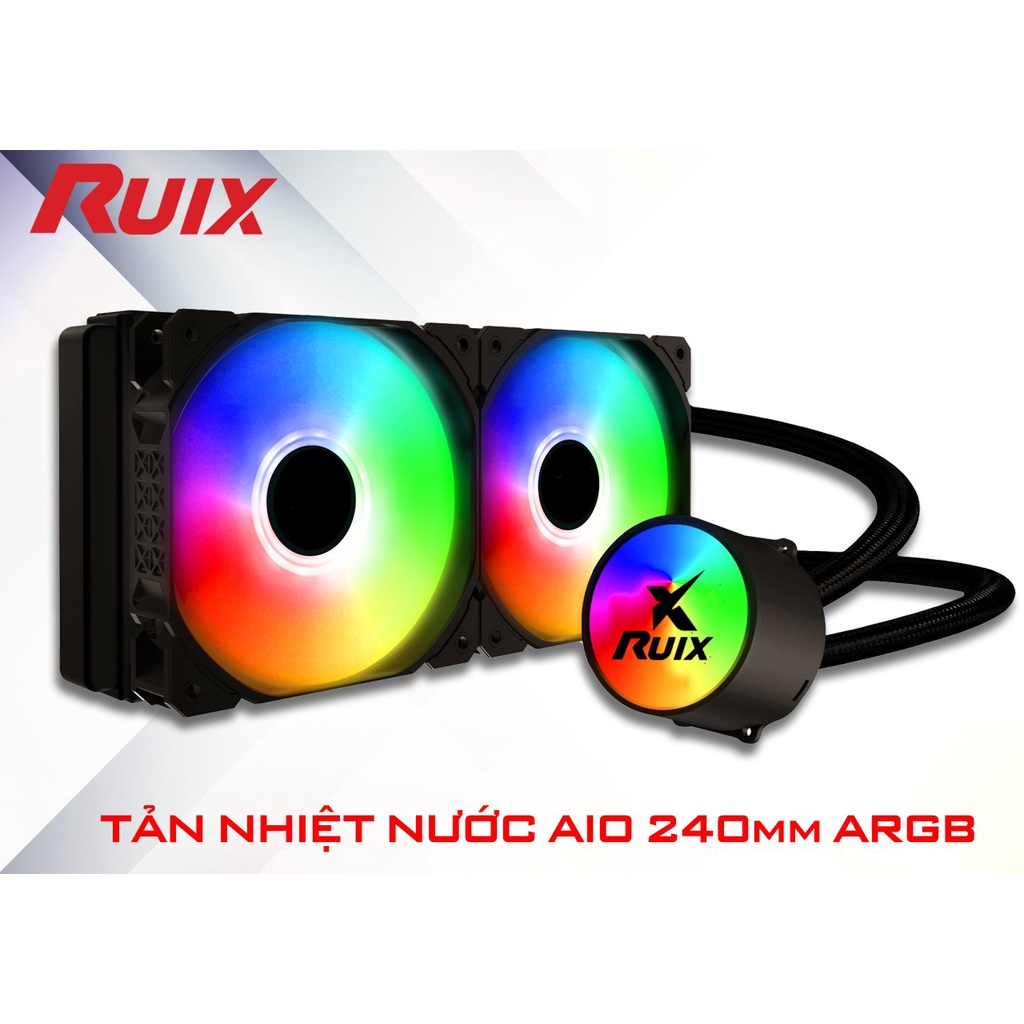 Bộ Tản nhiệt nước AIO RUIX GAMING LED ARGB 240mm- Chính hã.ng 115x_1200 ...