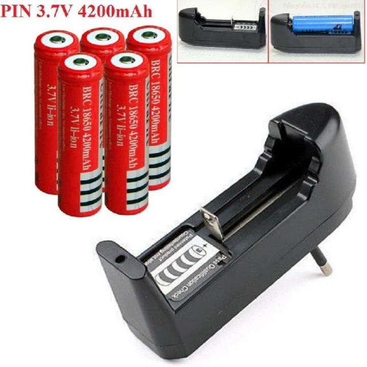 Sạc pin tiểu các loại pin AA, AAA...Bộ sạc pin 3.7V 4200mAh Tự ngắt ...