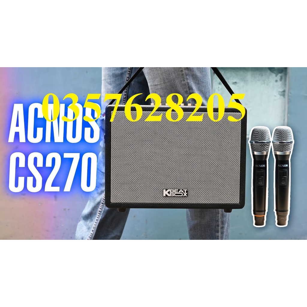 Loa Karaoke ACNOS CS270 - Tặng kèm túi balo - hàng chính hãng | Shopee Việt Nam
