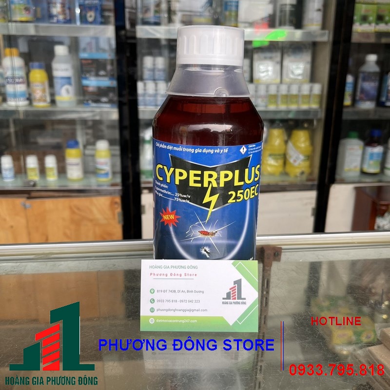 Thuốc diệt muỗi Cyper Plus 250EC (Chai 1 lít) sử dụng | Shopee Việt Nam