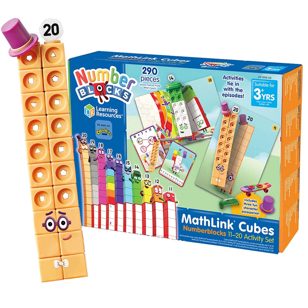 [Hàng nhập khẩu Mỹ] Mathlink Cubes Numberblocks số đếm từ 11-20 ...