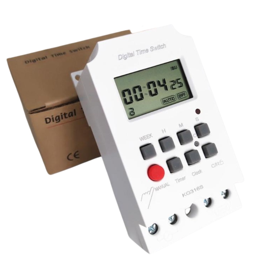 Timer tuần KG316S, KG316T-II, KG316T công tắc 168 giờ nhiều chế độ tắt ...