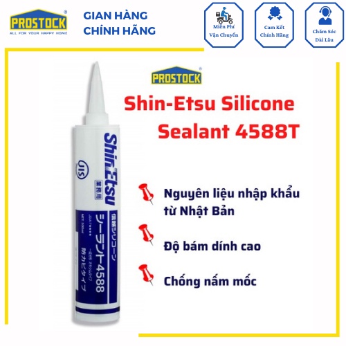 Thùng Keo Trám Trét Shin-Etsu Silicone Sealant 4588T Chính Hãng Nhật Bản | Shopee Việt Nam