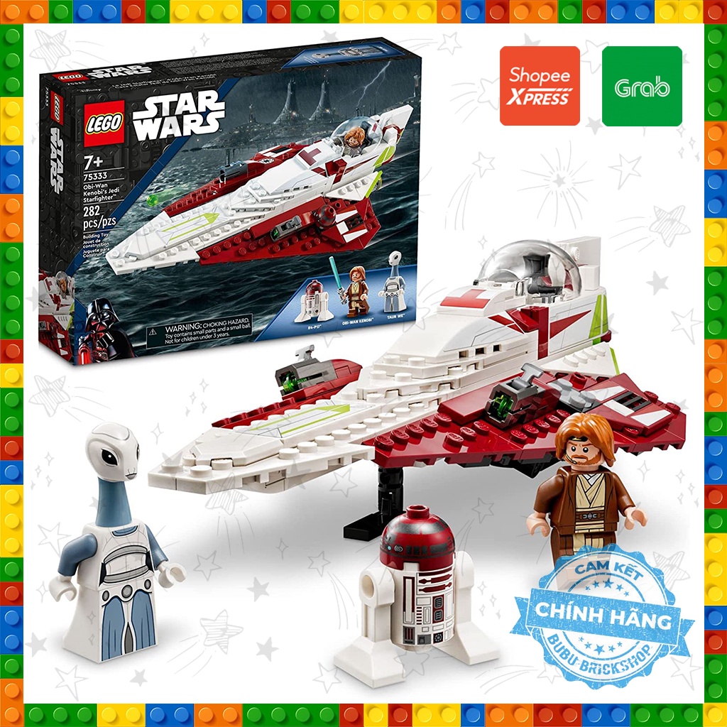Lego Star Wars 75333 - Obi-Wan Kenobi's Jedi Starfighter - Bộ xếp hình ...