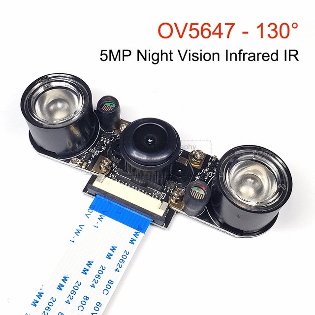 Mô Đun Camera OV5647 Cho Raspberry Pi 3B 4B 67 72 120 130 160 200 Độ 3 ...