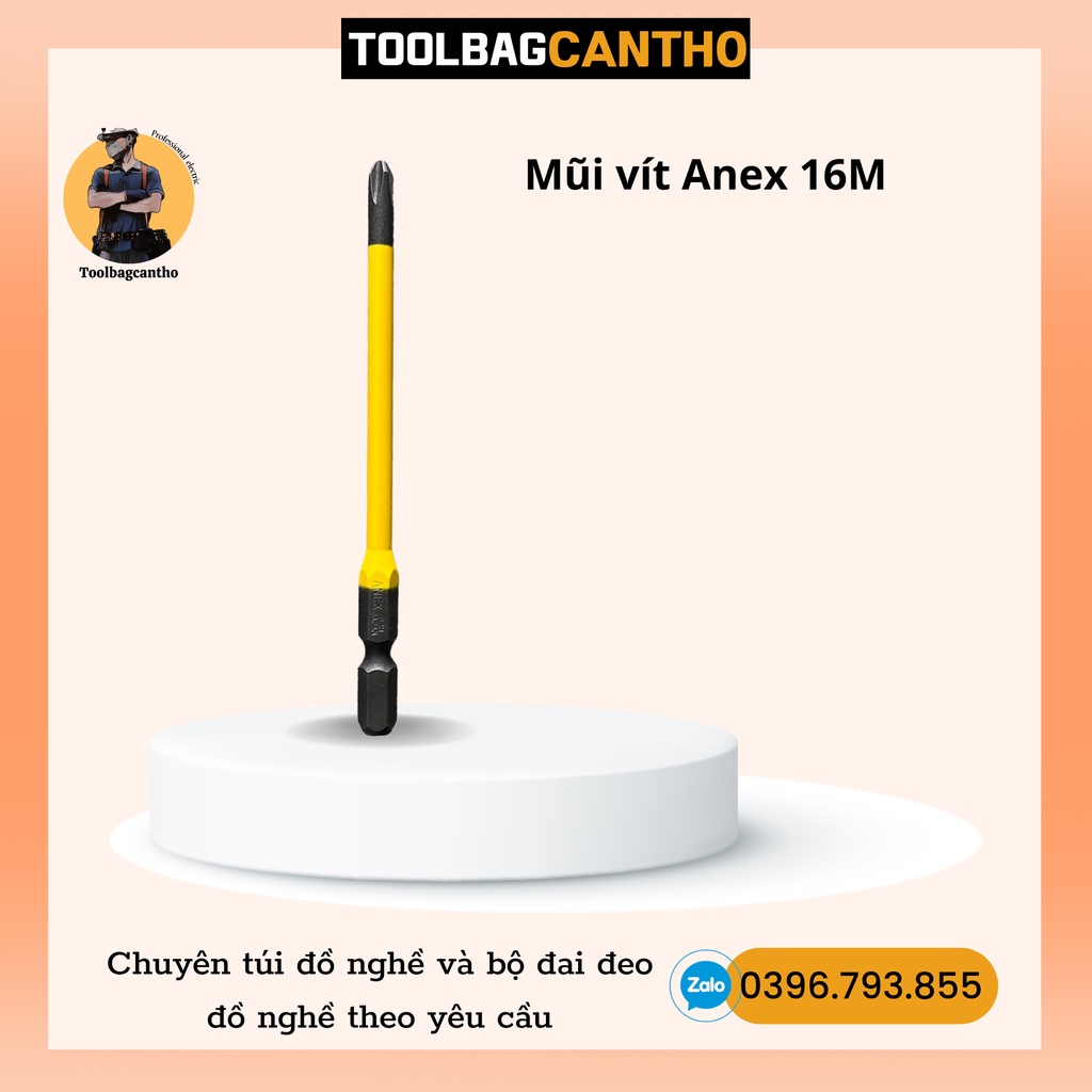 Mũi vít Anex PH2 AC-16M +2X100 ( Made in Japan) chuẩn dài | Shopee Việt Nam