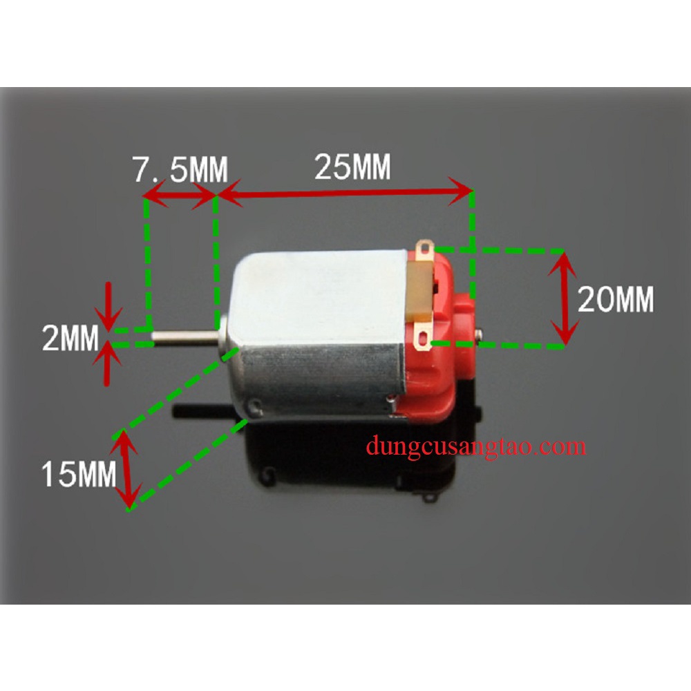 Motor DC mini 130 3-6V 14500 vòng/phút kèm bát cố định | Shopee Việt Nam