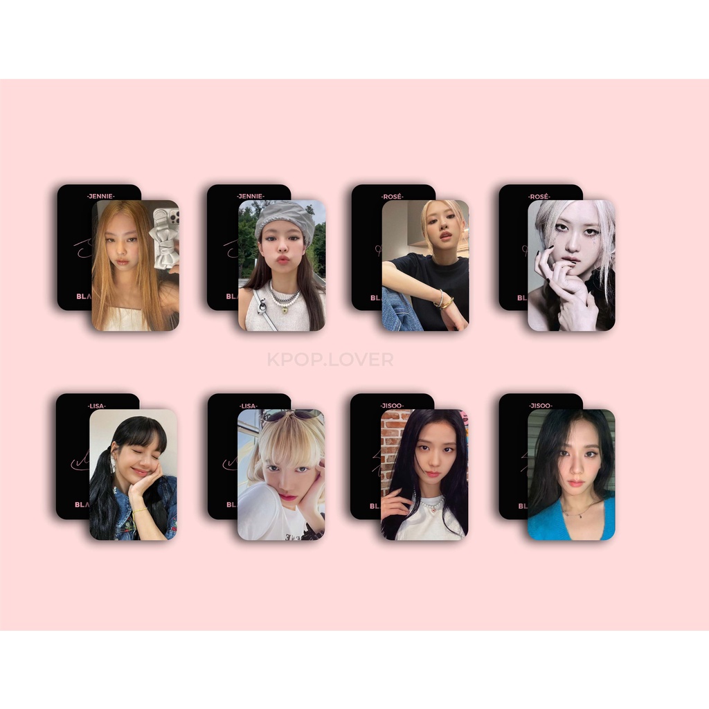 SET 8 CARD BO GÓC BLA.CK.P.INK ĐỦ THÀNH VIÊN | Shopee Việt Nam