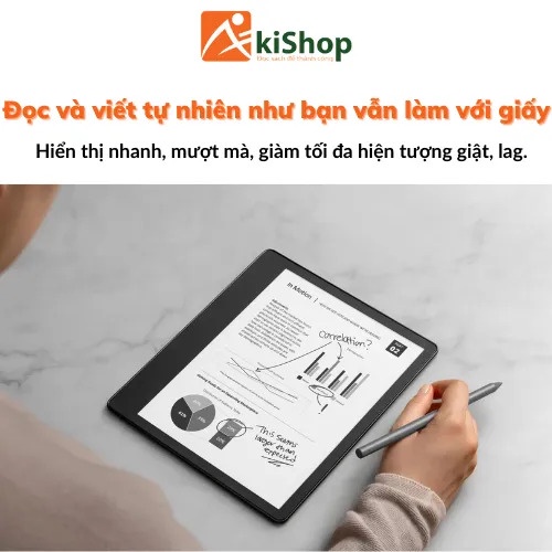 Máy đọc sách Kindle Scribe kèm bút Premium chính hãng Akishop | Shopee ...