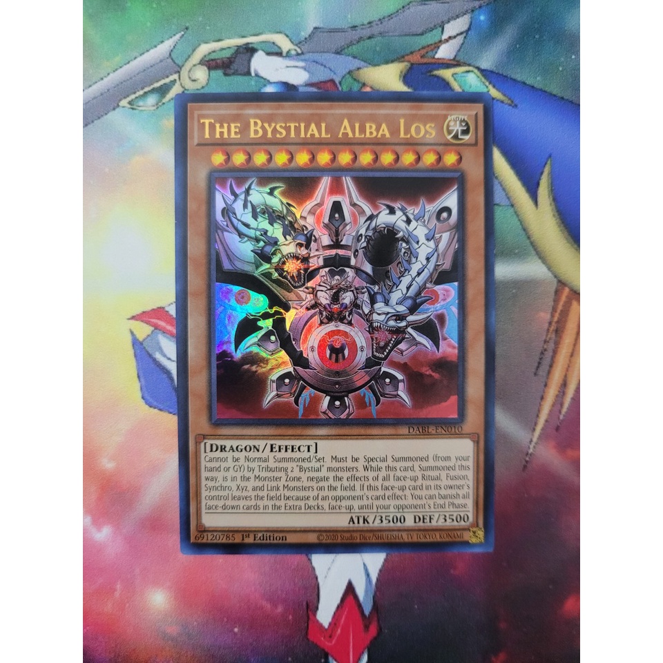 Thẻ bài Yugioh - TCG - The Bystial Alba Los / DABL-EN010' | Shopee Việt Nam