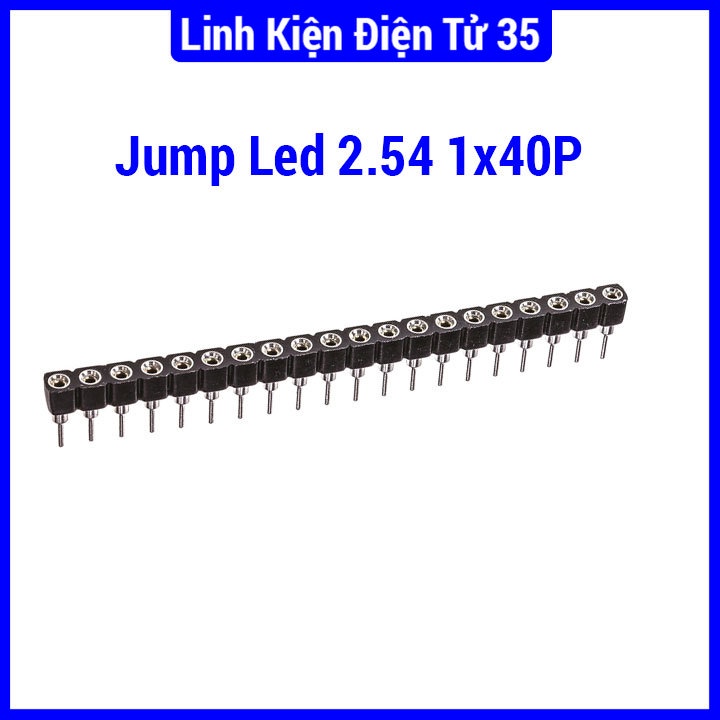 Sản phẩm jump led đen 2.54mm chân cắm 40P kết nối mạch điện tử | Shopee ...