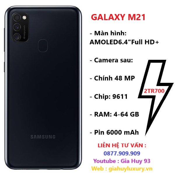 ĐIỆN THOẠI GALAXY M21 - BẢN VN | Shopee Việt Nam