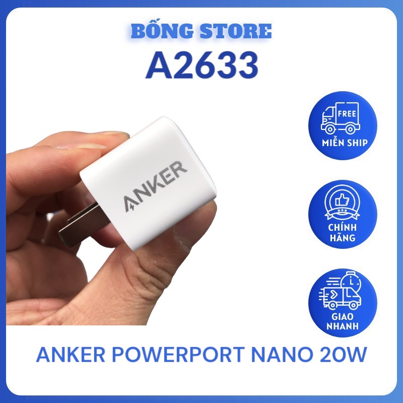 Củ Sạc Nhanh Anker A2633 PowerPort III Nano 20W One Piece Luffy và ...