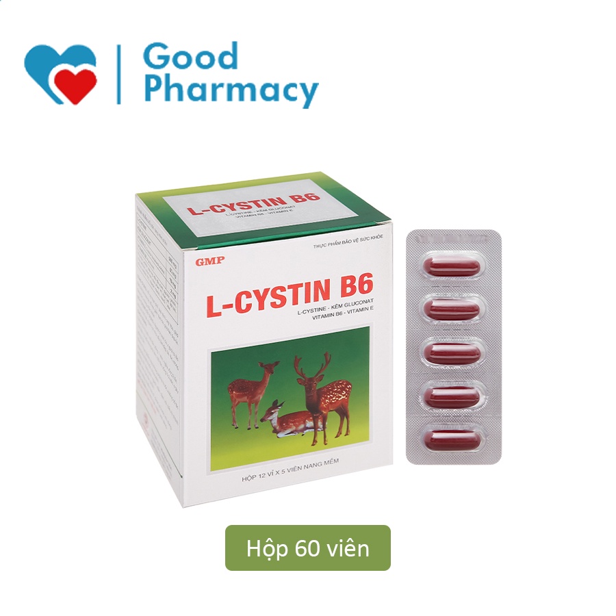 Viên uống L-Cystin B6 giúp đẹp da, giảm lão hoá da, khô da, thâm nám ...