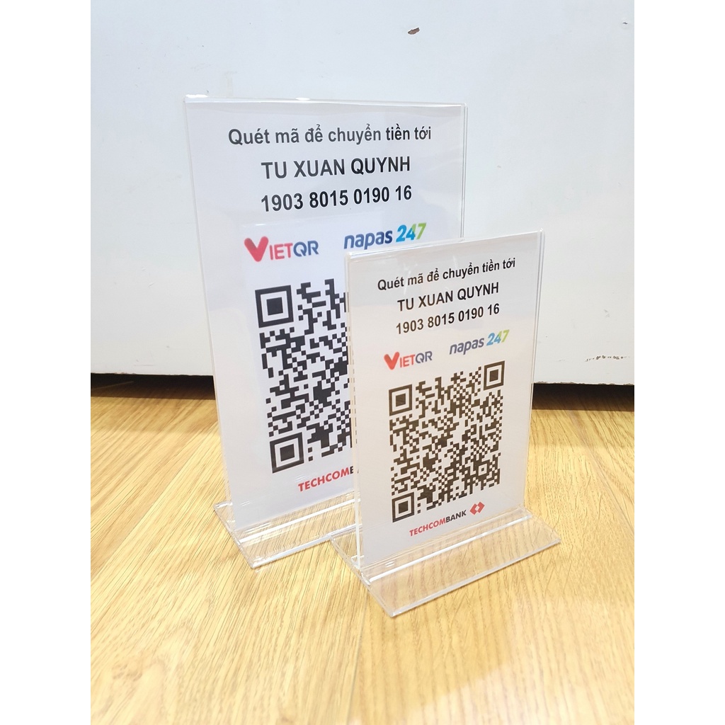 Menu Mã QR CODE để bàn mica | Shopee Việt Nam