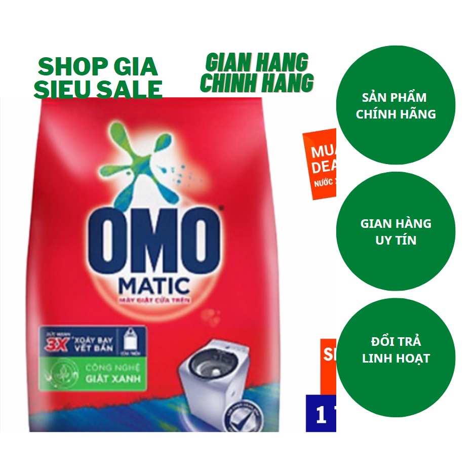 Bột giặt Omo Matic 5.7kg chuyên dành cho máy cửa trên. cửa trước | Shopee Việt Nam