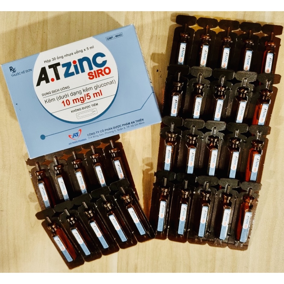 KẼM AT-Zin C dạng ống bổ sung cho bé (1 hộp 30 ống) | Shopee Việt Nam