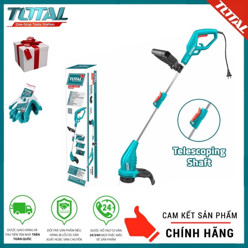 TOTAL Máy Cắt Cỏ 350W TG103512 (Cam kết Chính Hãng 100%) | Shopee Việt Nam