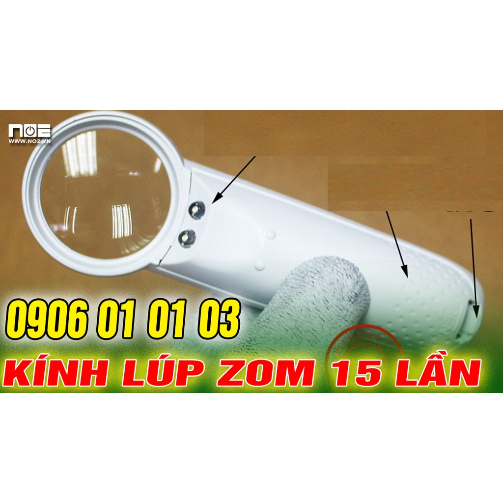 Kính lúp cầm tay MG6B-2 có đèn, phóng đại 15X | Shopee Việt Nam