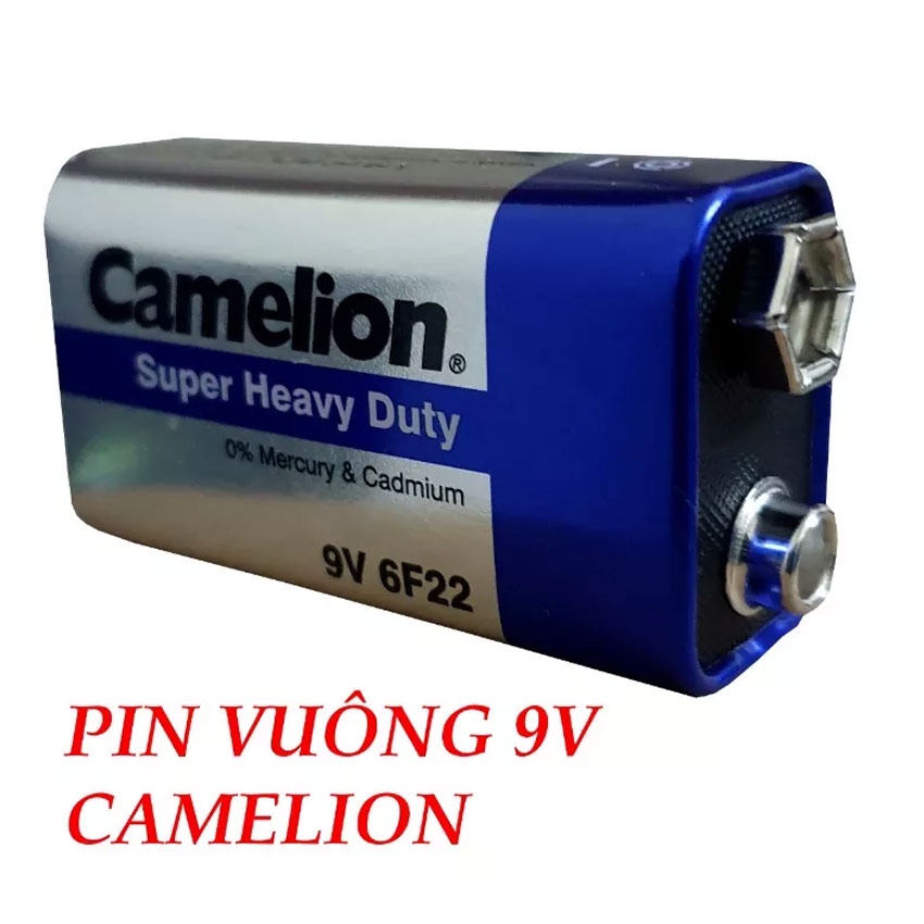 Pin Camelion 9V 6F22 - Pin Vuông 9V Xanh - Chính Hãng | Shopee Việt Nam