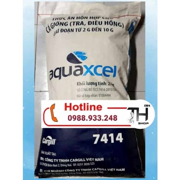 1 bao cám Cargill Aquaxcel 7414 nguyên bao 25kg dùng cá con, cá cảnh và làm mồi câu | Shopee ...