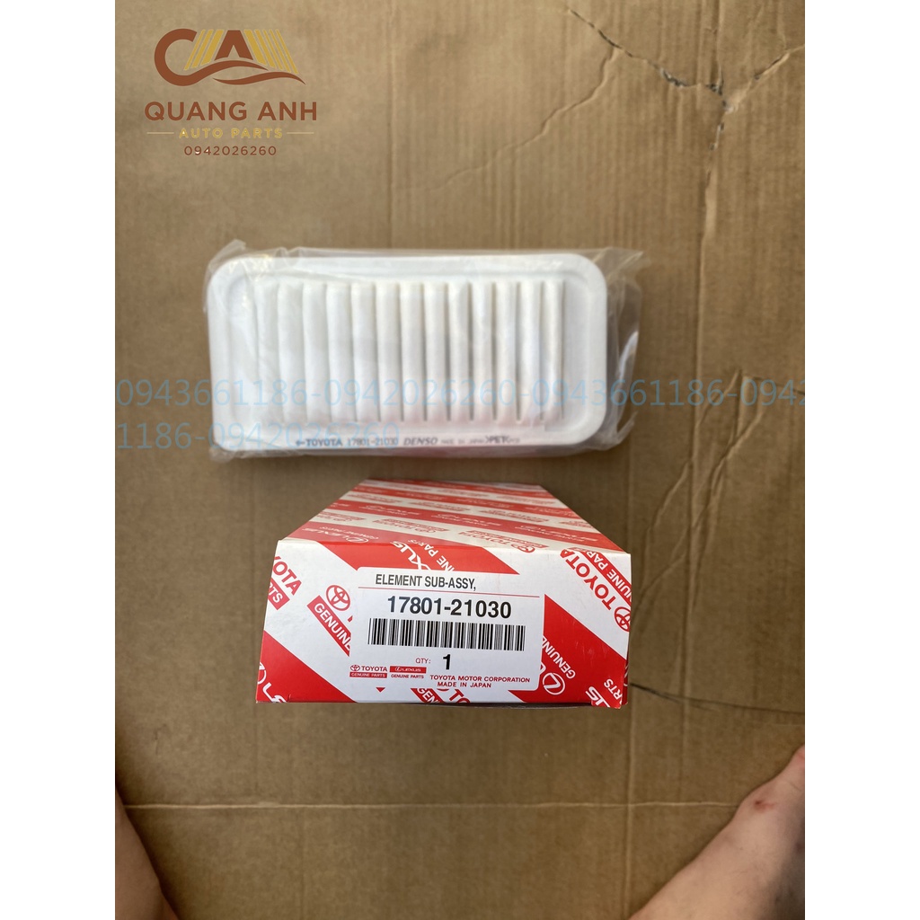 LỌC GIÓ ĐỘNG CƠ TOYOTA VIOS, YARIS, 17801-21030,17801-0M010,17801-0Y010 ...