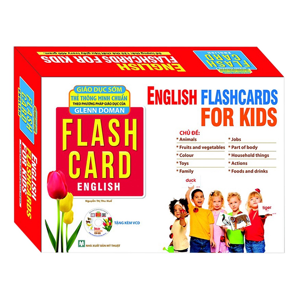 Sách - English flashcards for kids (hộp) | Shopee Việt Nam