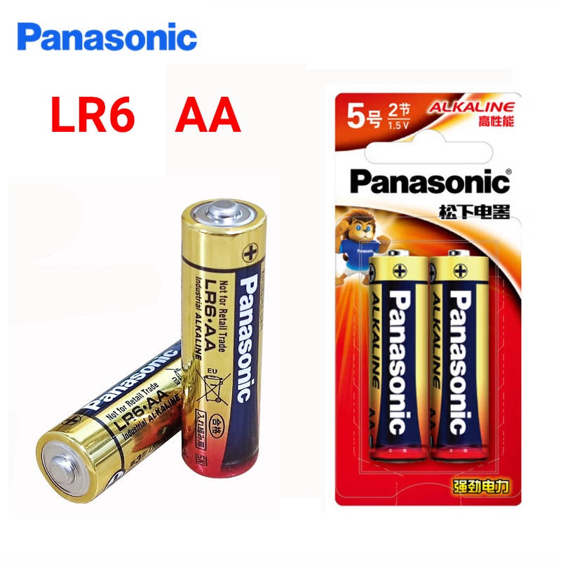 Pin Panasonic Alkaline AA LR6 pin AAA LR03 chính hãng vỉ 2 viên ...