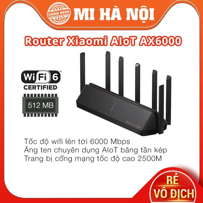 Thiết bị phát wifi 6 Router Wifi 6 Xiaomi AIoT AX3600 / AX6000 | Shopee Việt Nam